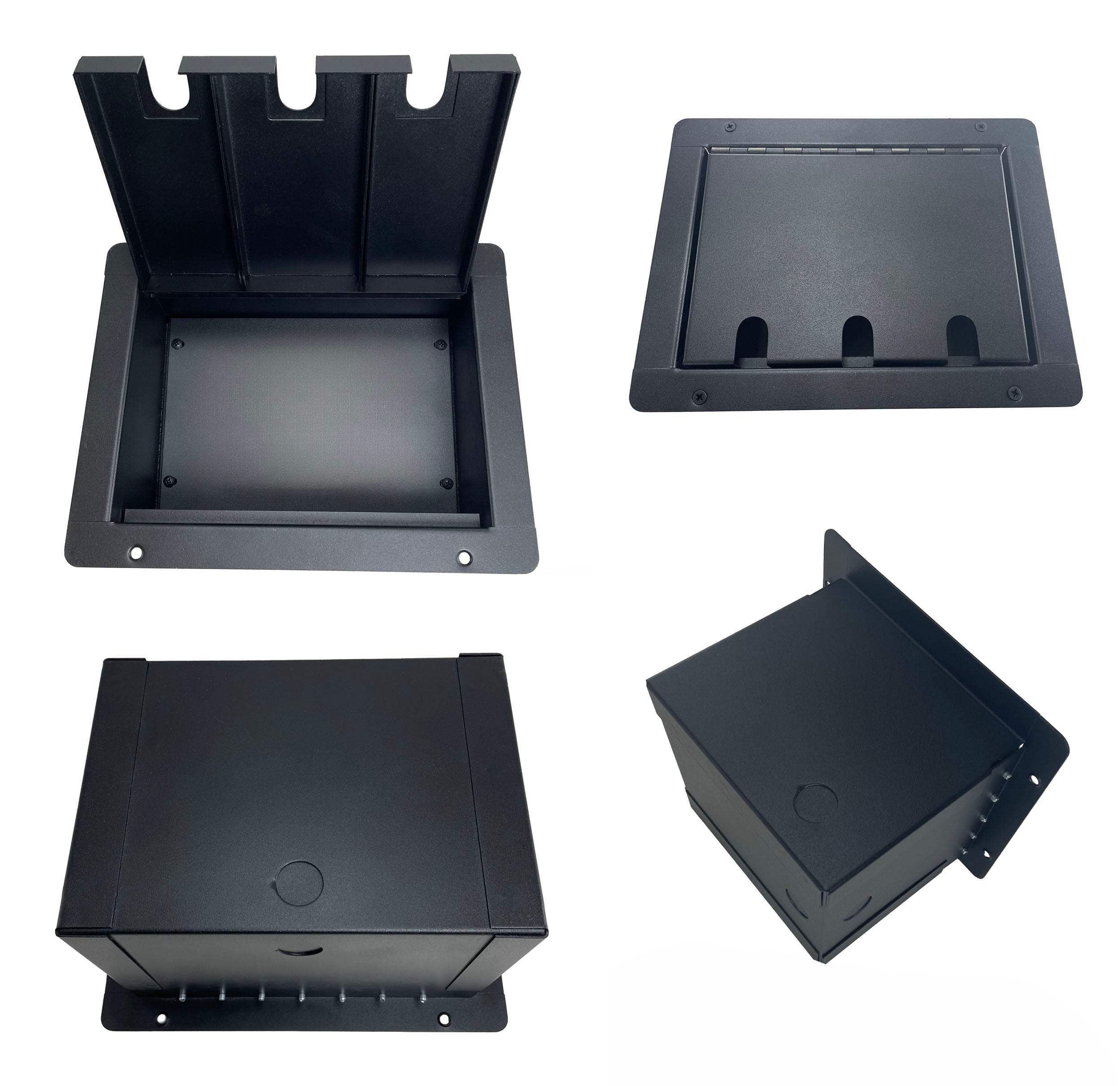 PROCRAFT FPPU/FGPU-BLANK-BK-VAR recessed floor box / stage pocket w/ c