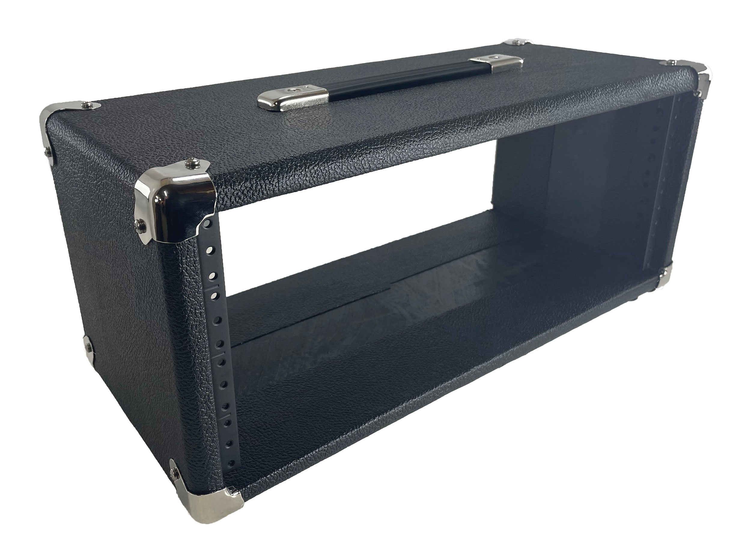 PROCRAFT 4U 9" Deep Rack Case in Black Tolex Wrap - Top Handle w/ rack