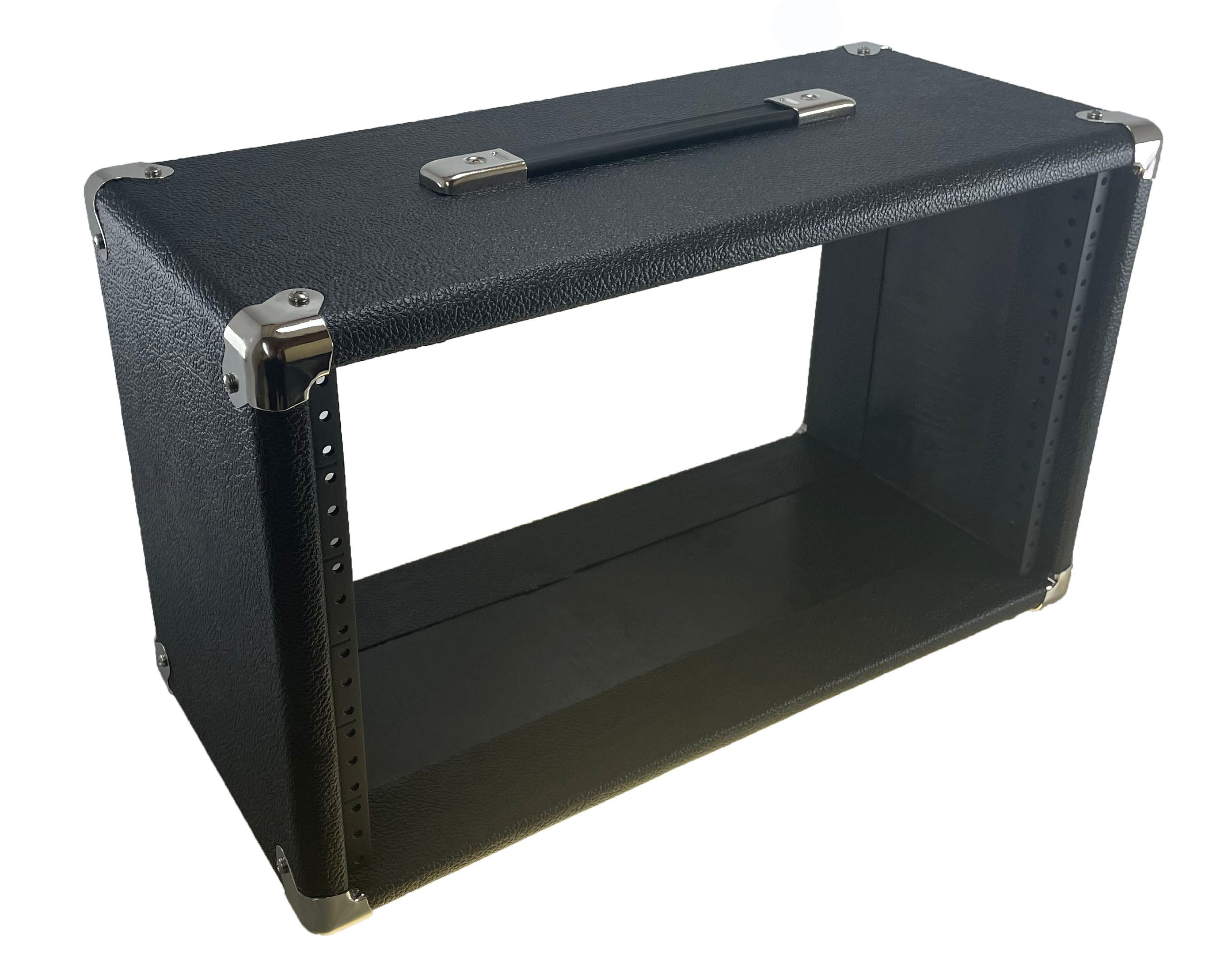 PROCRAFT 6U 9" Deep Rack Case in Black Tolex Wrap - Top Handle w /Rack