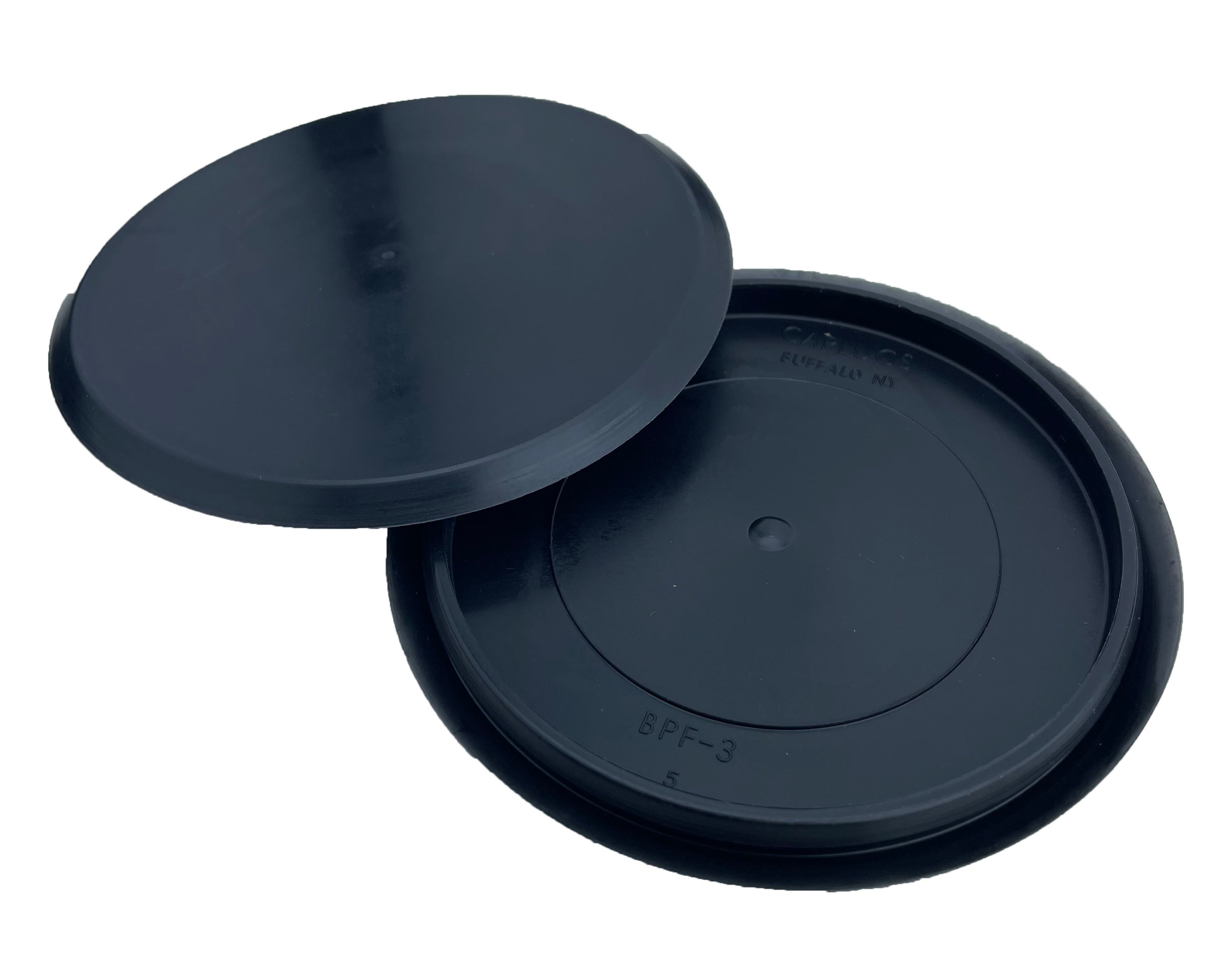 2 Pack Brand NEW Genuine CAPLUG Black Plastic Flexible 3" Hole Plugs B