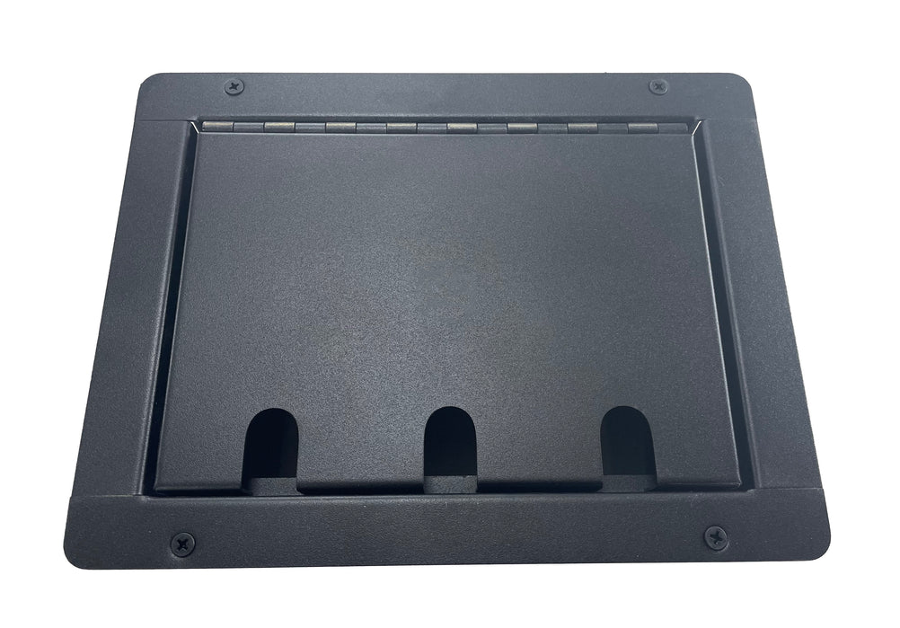 PROCRAFT LARGE 3 HOLE LID FEED-THRU RECESSED Stage Pocket/Floor Box w/
