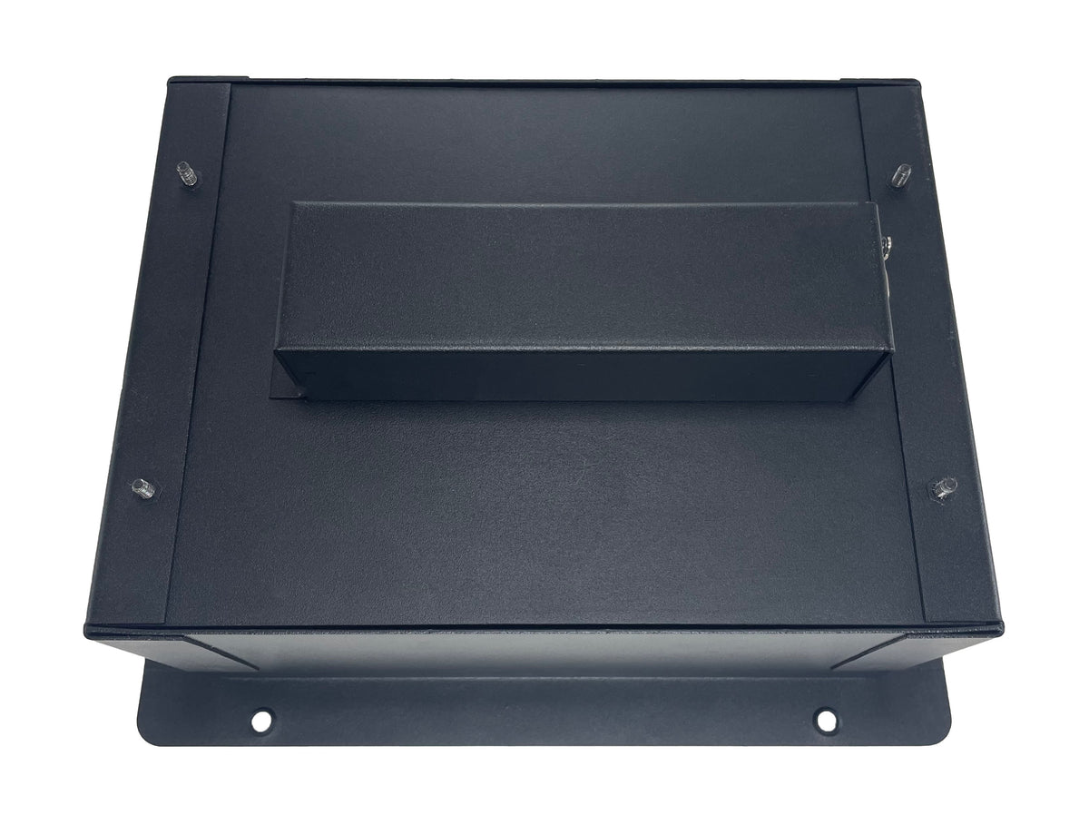 PROCRAFT 3 HOLE LID FLOOR POCKET W/ 1) FEMALE 4 CHANNEL XLR CAT5 EXTEN ...