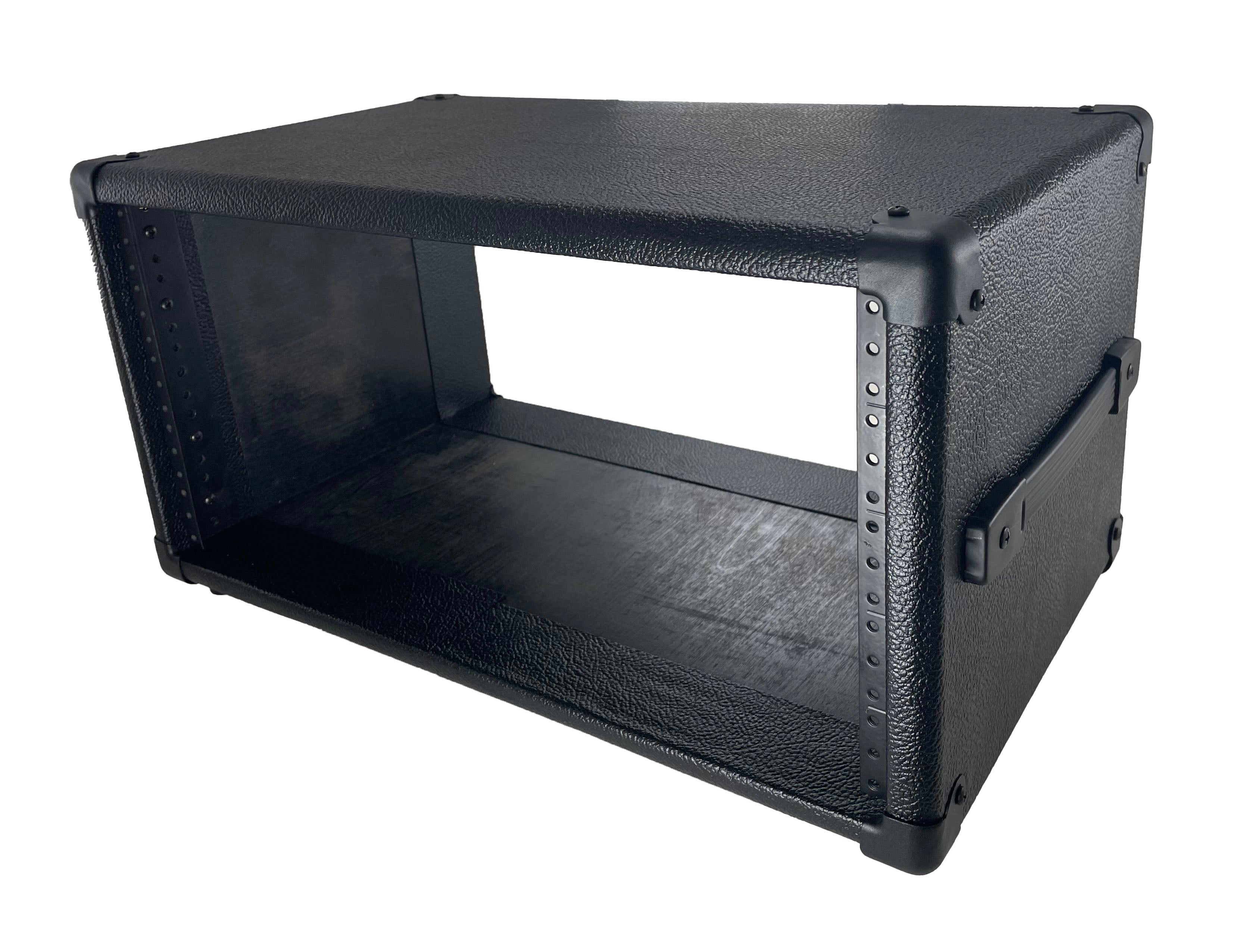 PROCRAFT 5U 12" Deep Rack Case in Black Tolex Wrap - Side Handle Black
