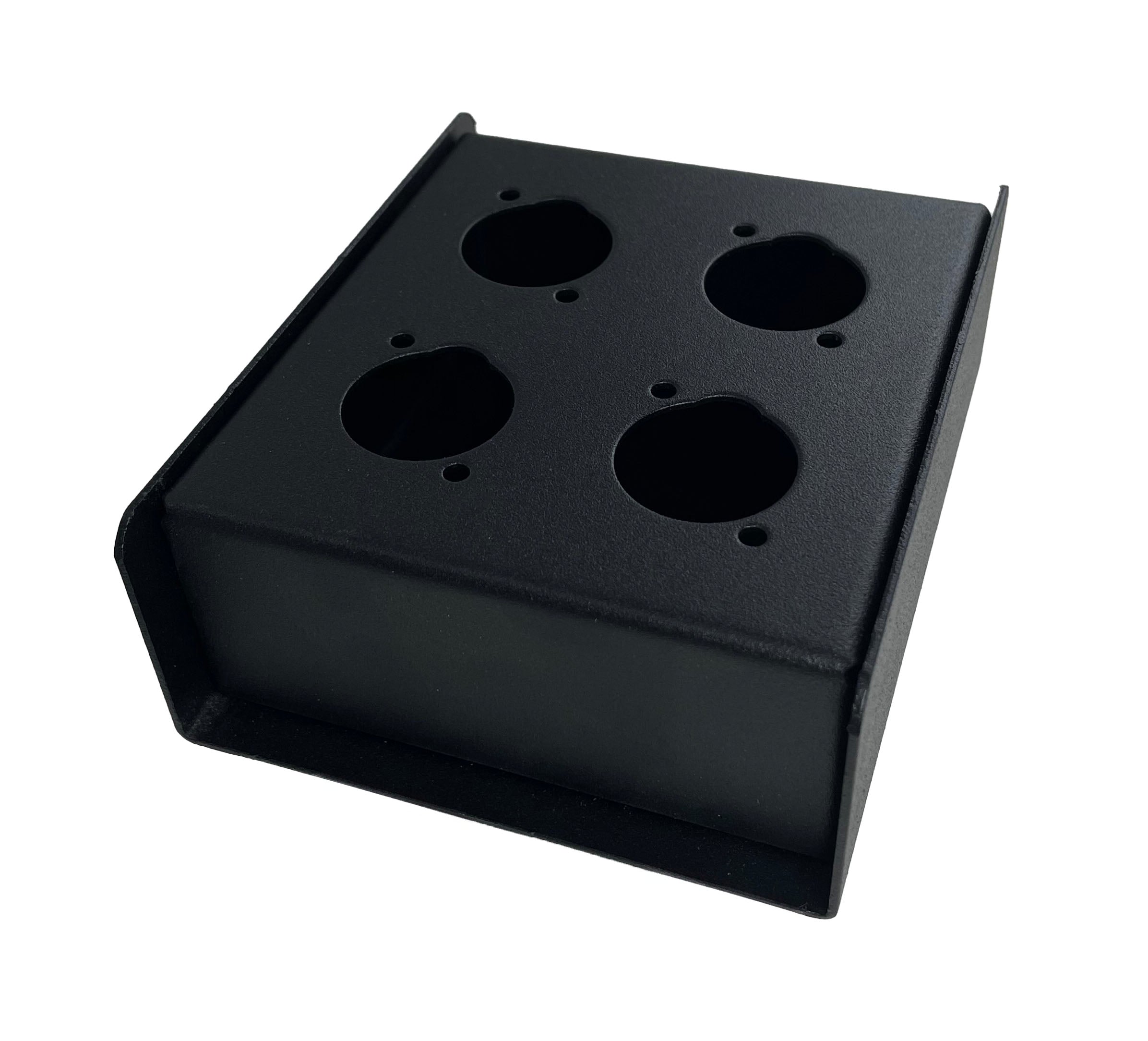 PROCRAFT PB2-4X-BK Steel Project Box 4 1/2" x 3-3/4" x 1 5/8" w/ 4 "D"