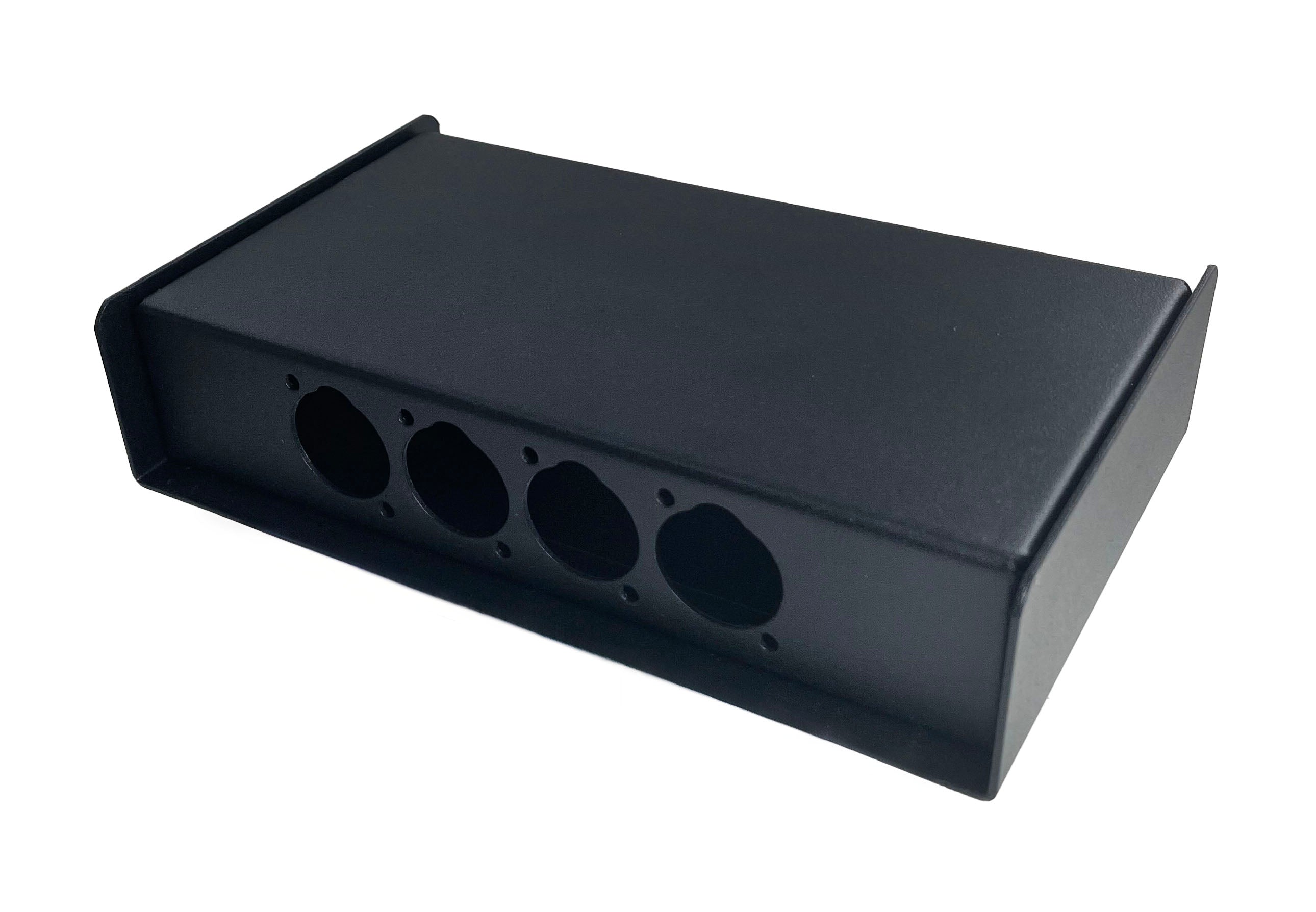 PROCRAFT PB6-4X4X-BK Steel Project Box 7-5/16" x 4-1/2" x 1-5/8" w/ 8