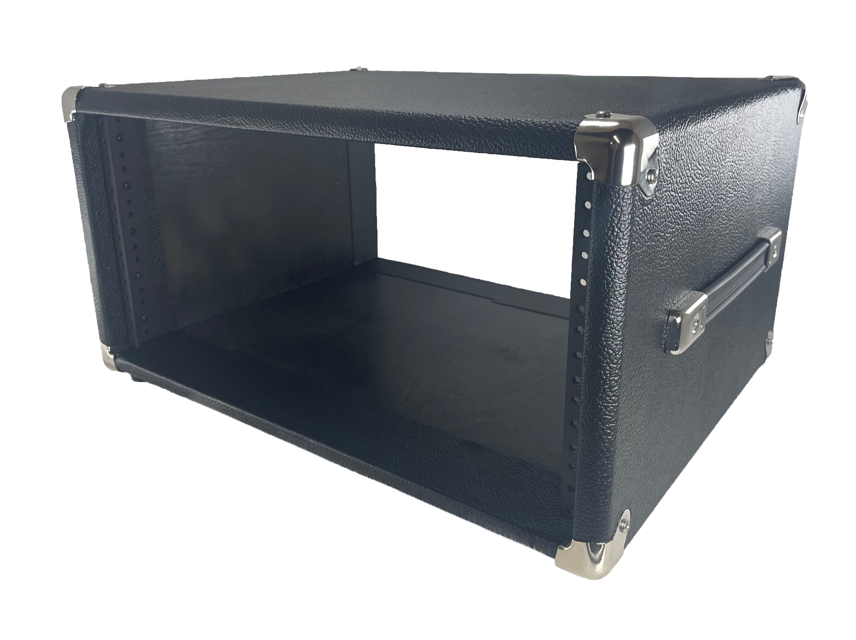 PROCRAFT 5U 16" Deep Rack Case in Black Tolex Wrap - Side Handle w/ Ra