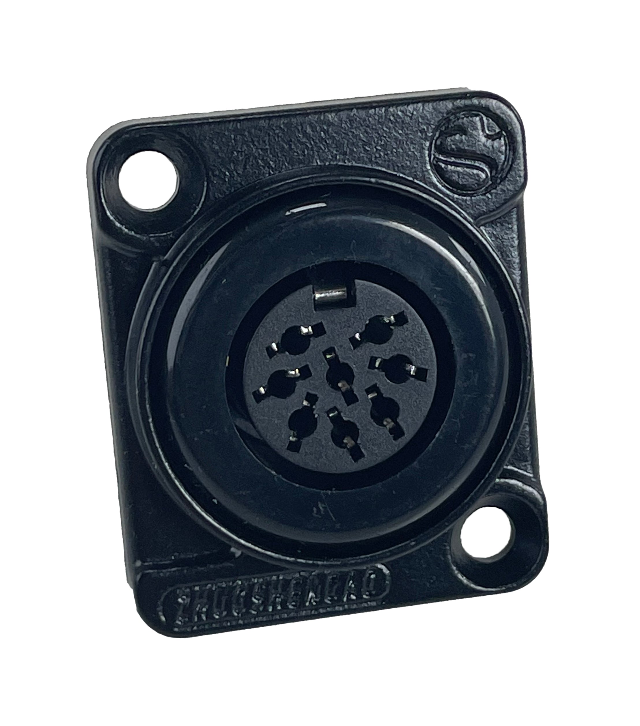 PROCRAFT D-PLATE 8-PIN MIDI / DIN panel mount connector #D-DIN-8